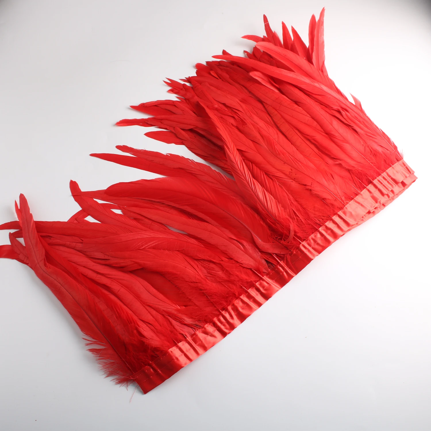 10-Yards-lot-30-35cm-Red-Rooster-feathers-Trim-for-Crafts-Feather ...