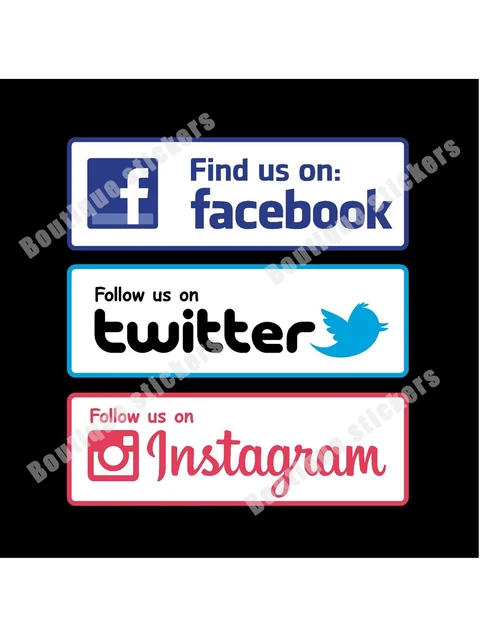 Facebook And Instagram Logo Sticker Sale Clearance | ids-deutschland.de