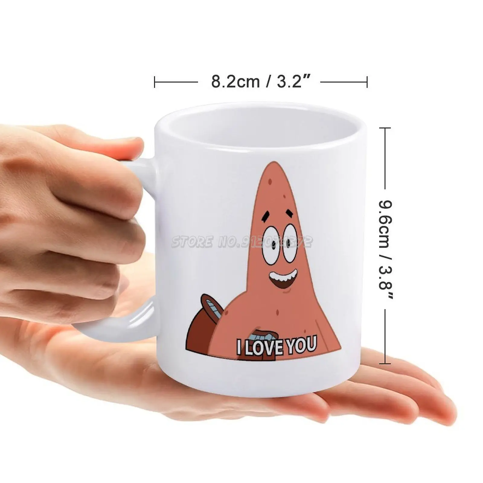 Patrick Star I Love You Meme