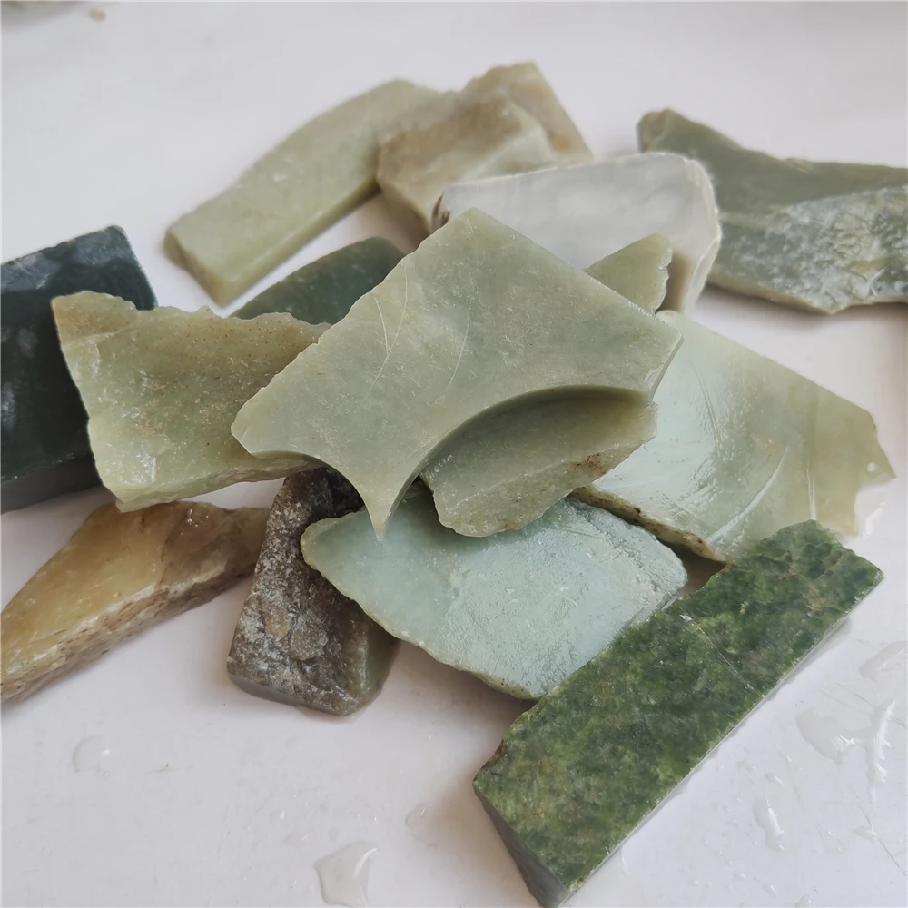 80 90g Natural Hetian Nephrite Jade Stone Tailings for Decoration ...