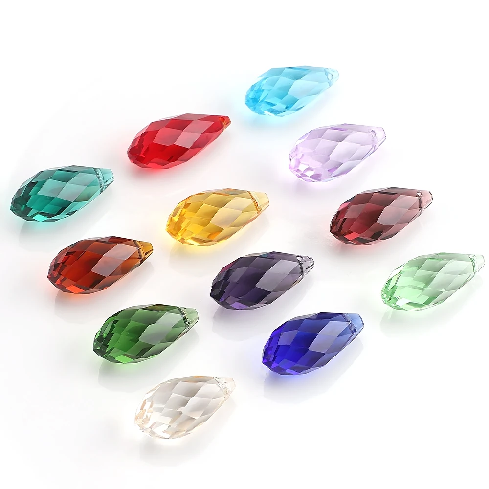 Austrian-Drop-Beads-Blue-10x20mm-20Pcs-Crystal-Glass-Beads-Tear-Drop ...