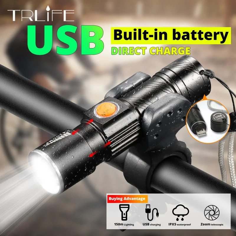 Portable Usb Handy Led Torch | Led Hunting Flashlight Mini | Flashlight ...