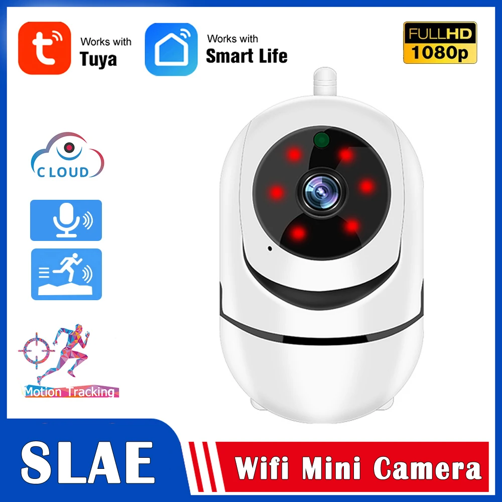 Tuya Smartlife HD 1080P Automatic tracking Wifi IP Camera 2MP IR Night ...