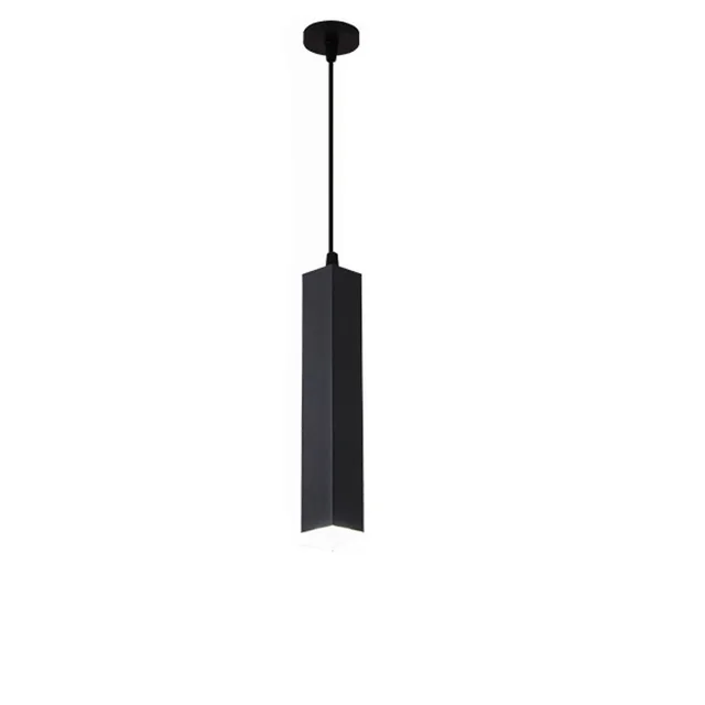 Dimmable Long Square Tube LED Pendant Light - Lighting4Home