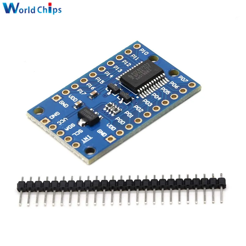 PCF8575 Remote 16 Bits I2C IIC SMBus I/O Expander Module with Interrupt ...