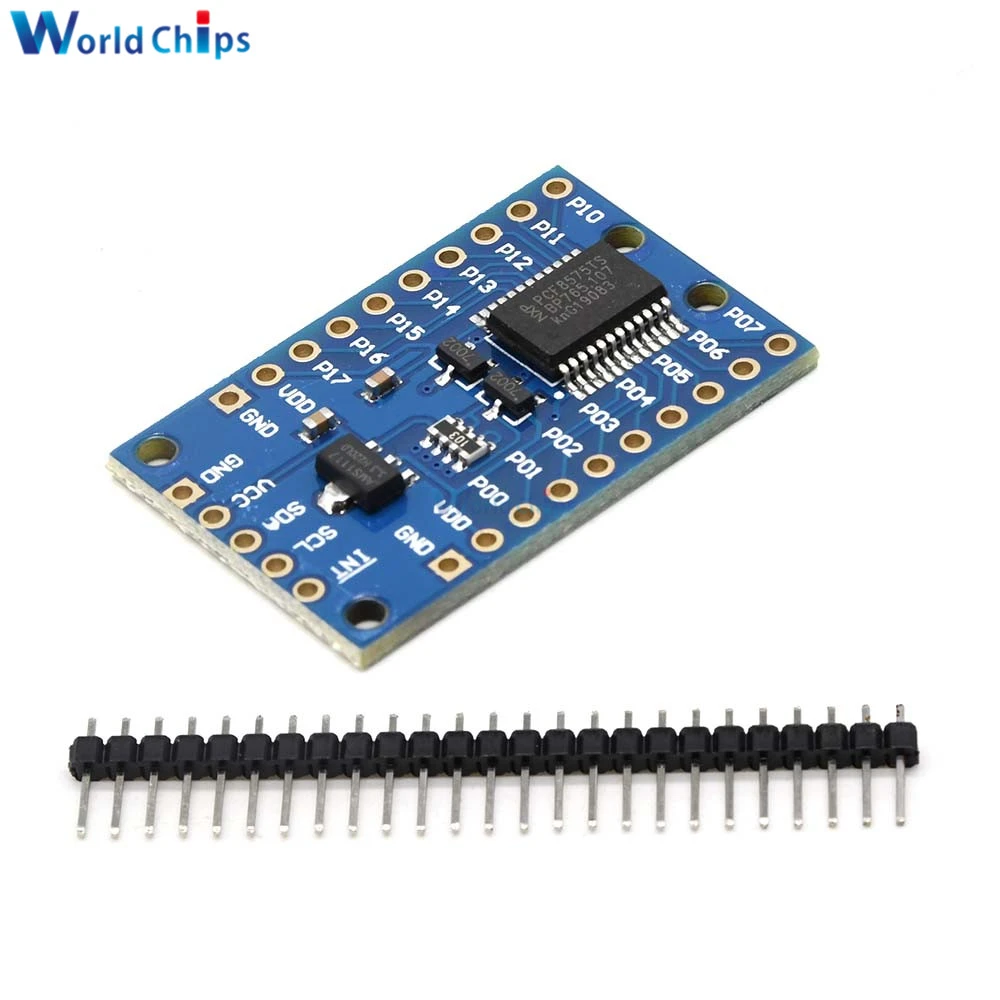 PCF8575 Remote 16 Bits I2C IIC SMBus I/O Expander Module with Interrupt ...