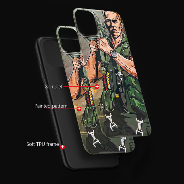 New Case Cannon Gun Phone Case For iPhone 11 Pro MAX 3d Emboss Cartoon ...