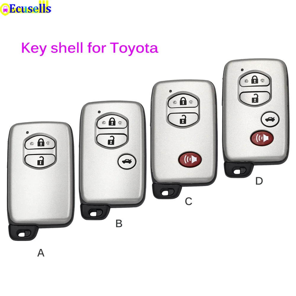 Replacement 2/3/4 Button Remote Key Case Fob For Toyota Land Cruiser ...
