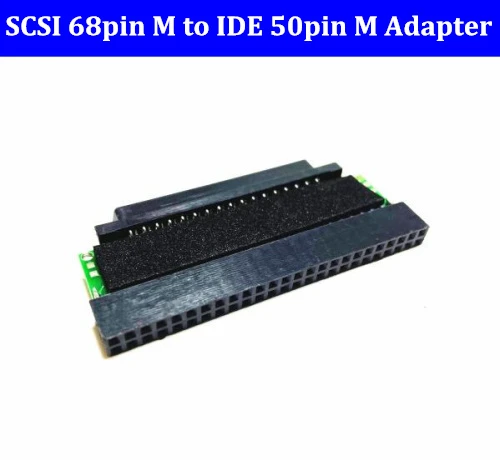 새로운 SCSI 하드 디스크 어댑터 68Pin 남성 IDE 50Pin 남성 HDD SSD 변환기 카드 보드 1 개/몫|컴퓨터 ...