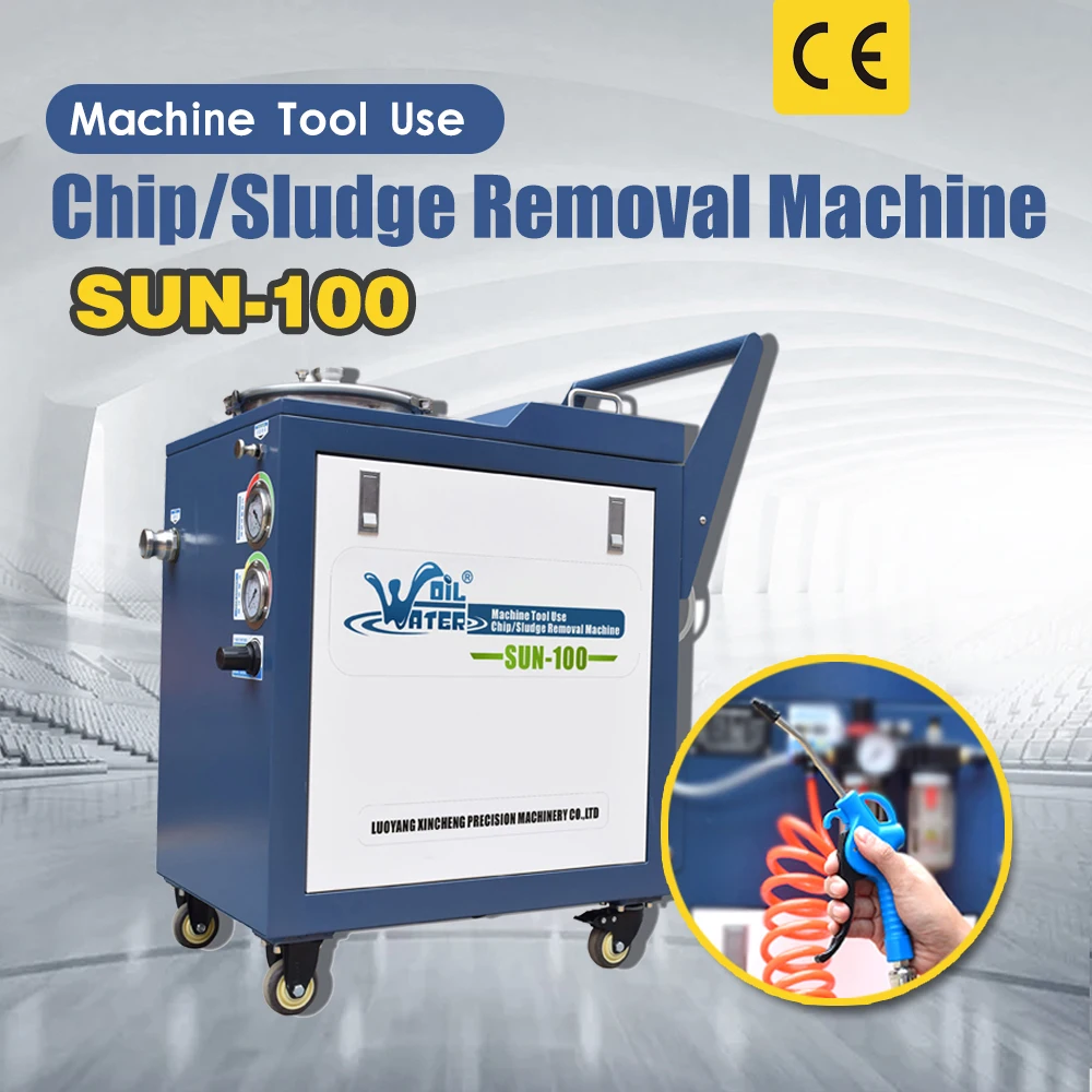 Sun-100-Chip-Sludge-Removal-Machine-Coolant-Cleaning-Disposal-System ...