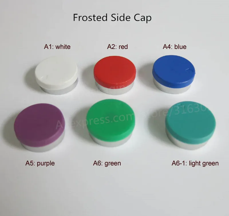 100-x-20mm-Injection-Center-Glossy-Plastic-Tear-Cap-Frost-Side ...
