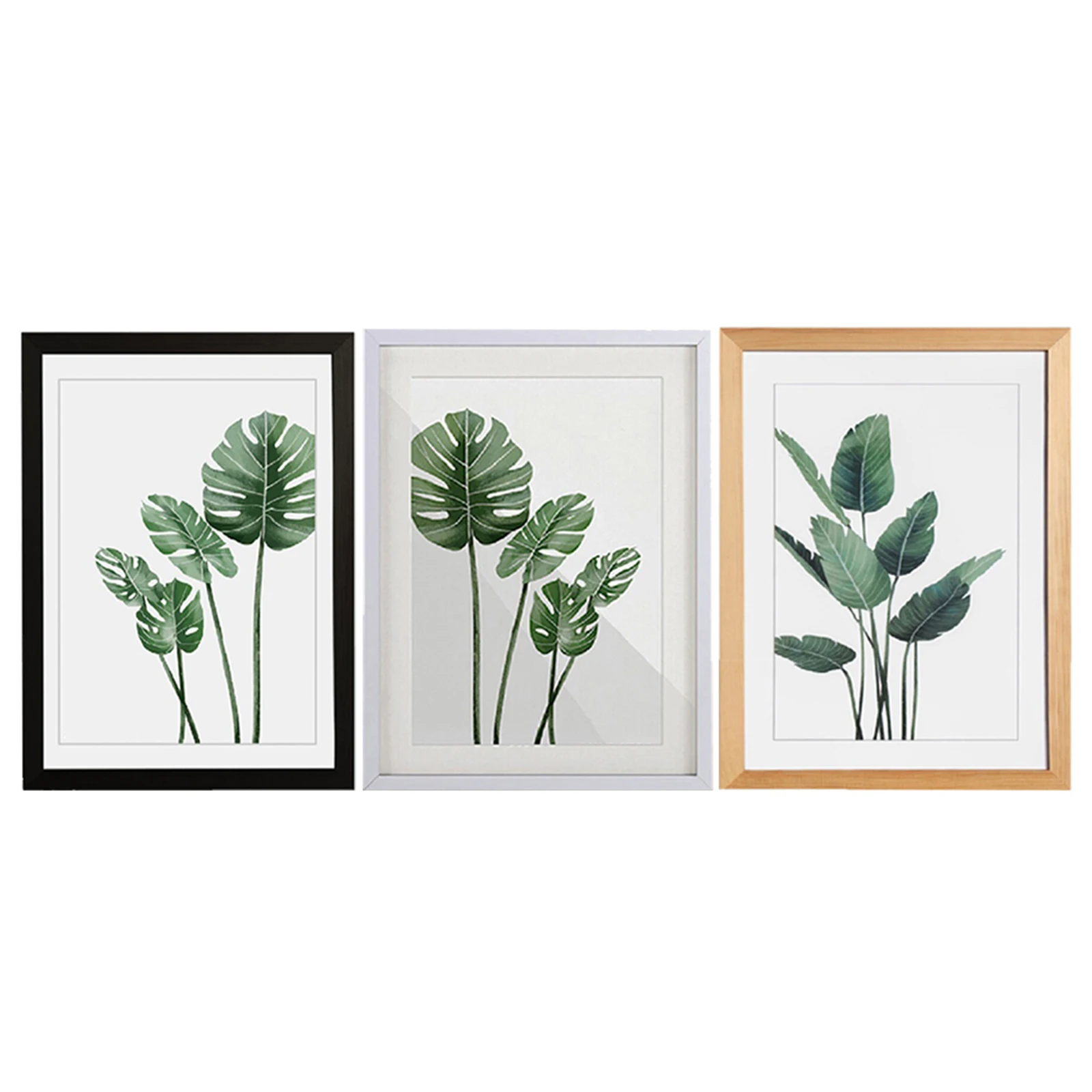 Wood Photo Frame,Real Glass front Wall Hanging Gallery Picture Frames ...