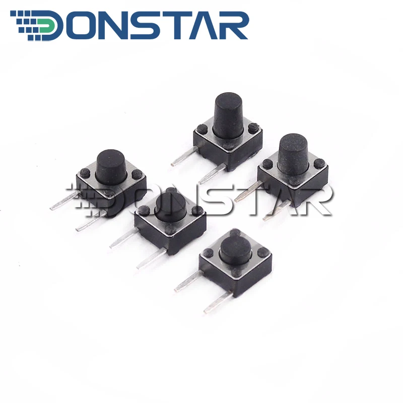 20pcs Push Button Touch Micro Switch Black Tact Switch Cap Tactile Tact ...