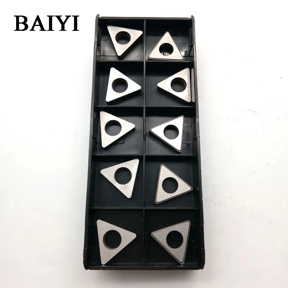 10 шт. ЧПУ Токарный Карбид прокладка высокая прочность MT1603 вставки ...