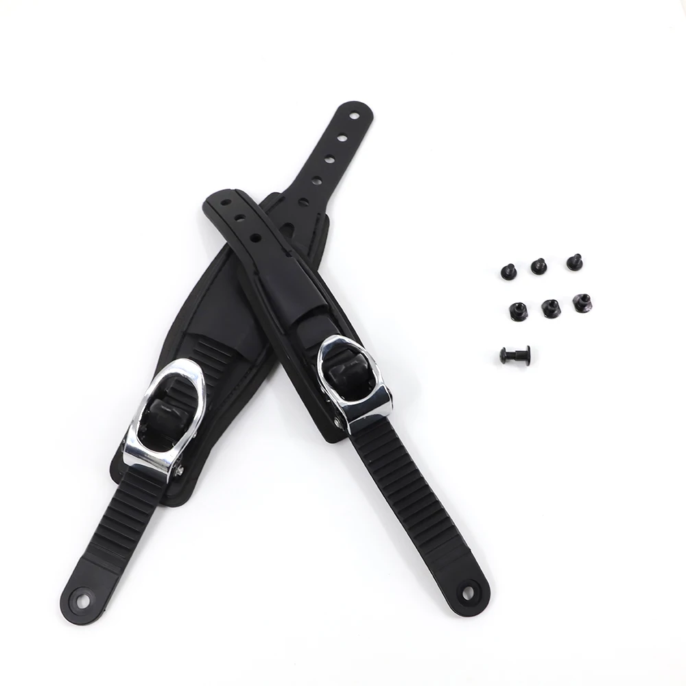 1Set-High-leather-Quality-Snowboard-2-Buckles-With-Straps-For-Ankle ...