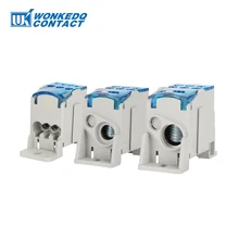 Distribution Box One In Several Out Power Wire Electrical Connector Junction Din Rail Terminal ...