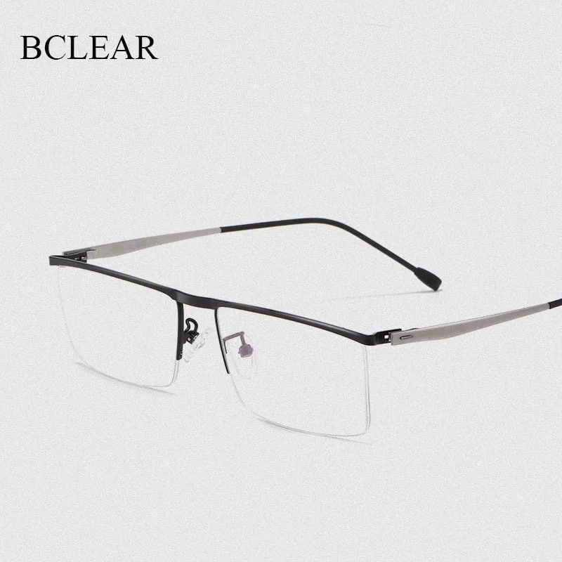 Titanium-Alloy-Optical-Glasses-Frame-Men-Ultralight-Square-Myopia ...