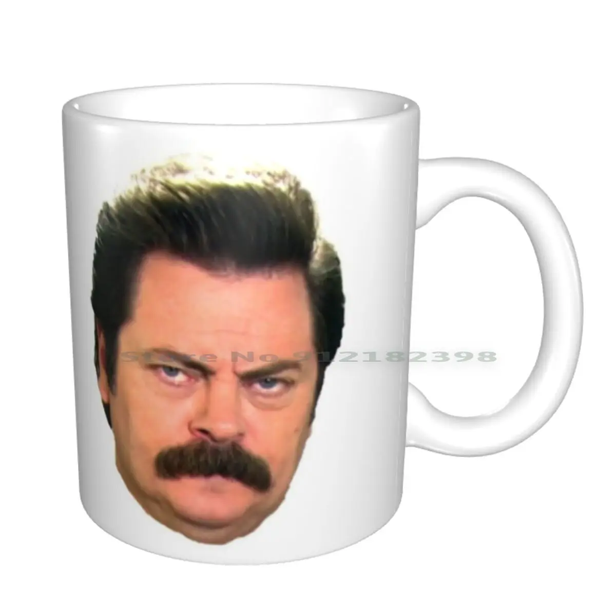Ron Swanson Mustache Cup