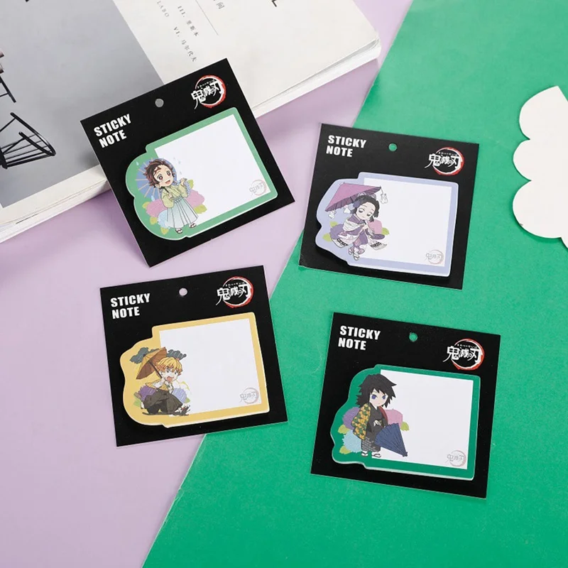 Kawaii Demon Slayer Kimetsu No Yaiba Anime Memo Pad - KawaiiMerch.com