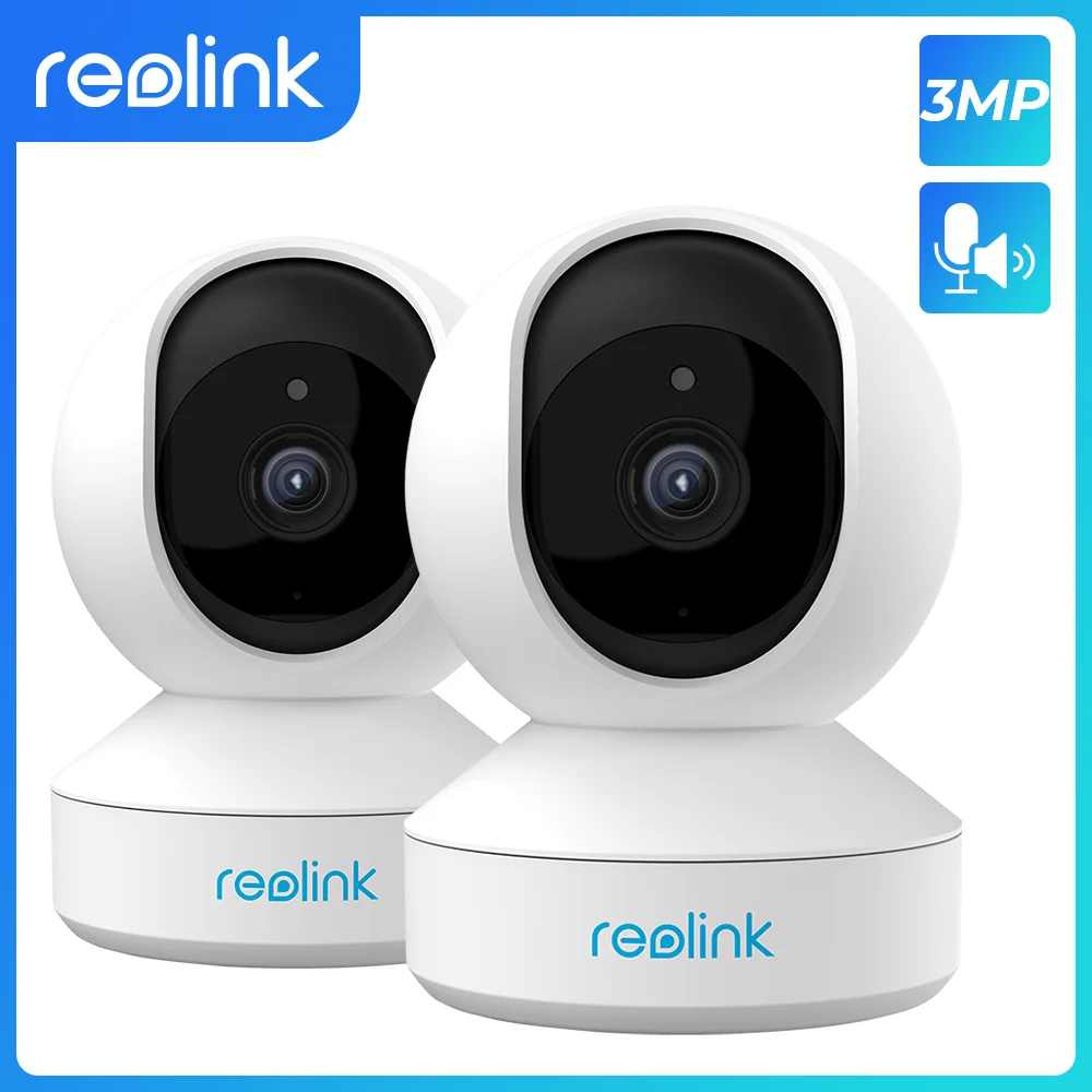 Reolink Home Security Camera 3MP 2.4G Hz WiFi Pan/Tilt 2-way Audio SD ...