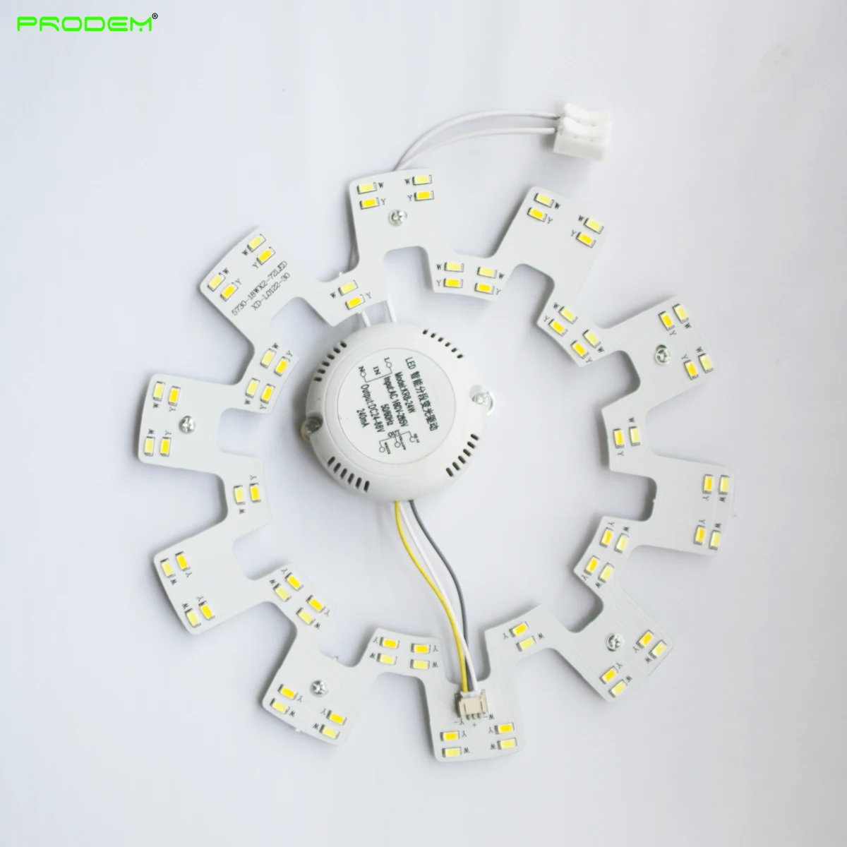 New Round 72led 18w Led Plate Pcbs Led Board Dual Color Warm Cold White ...