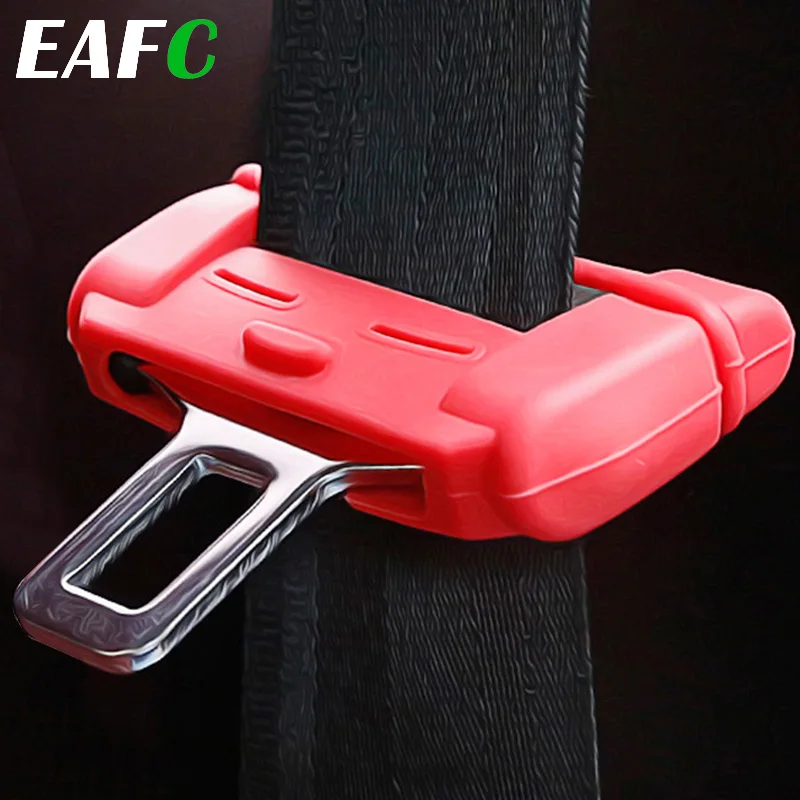 1pcs Car Safety Belt Buckle Covers Padding Pad Buckle Protector Anti ...