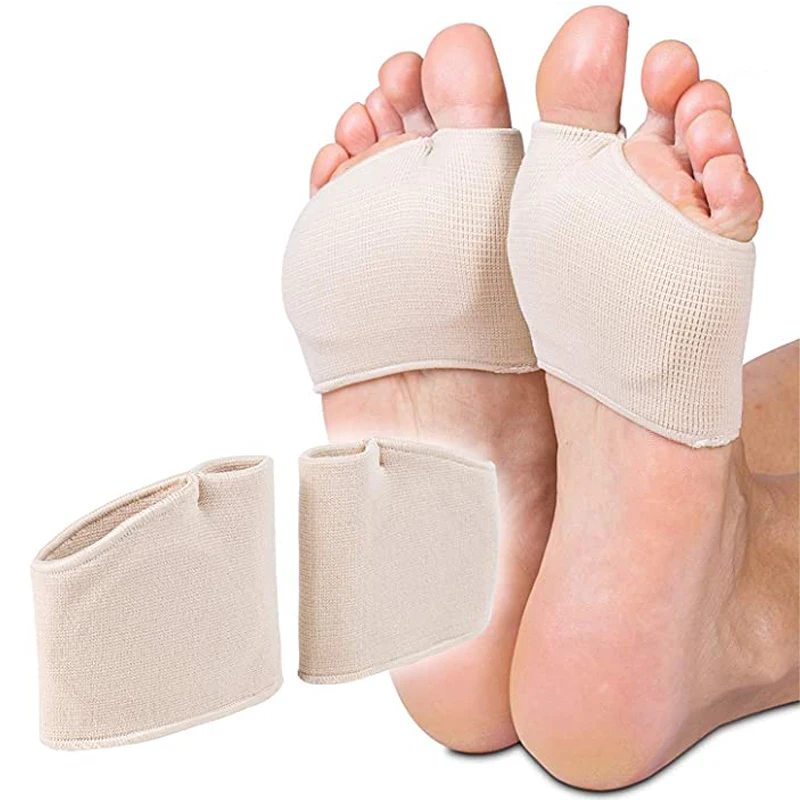 1-Pair-Metatarsal-Sleeve-Pads-Half-Toe-Bunion-Sole-Forefoot-Gel-Pads ...