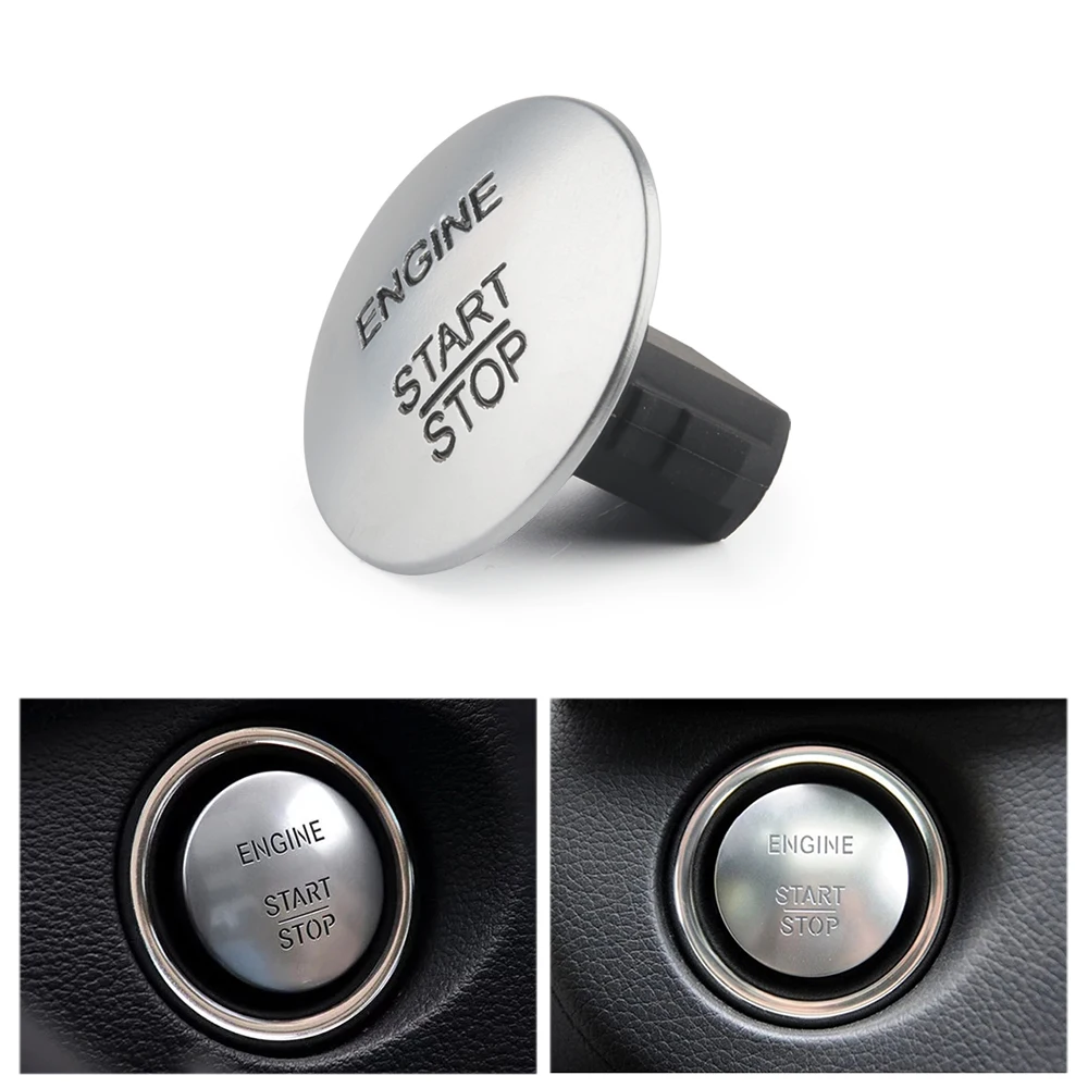 Car Keyless Engine Start Stop Push Button Switch System Door Push ...