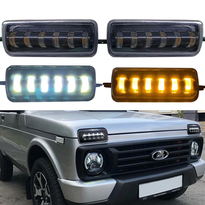 Waterproof-Car-External-Lights-DRL-LED-Daytime-Running-Light-relay-Side ...