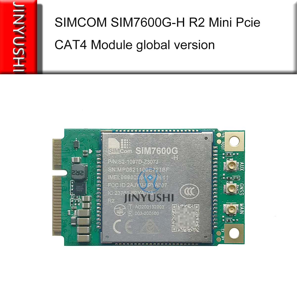 SIMCOM Módulo Mini Pcie, versión global para SIM7600G H, SIM7600E H ...