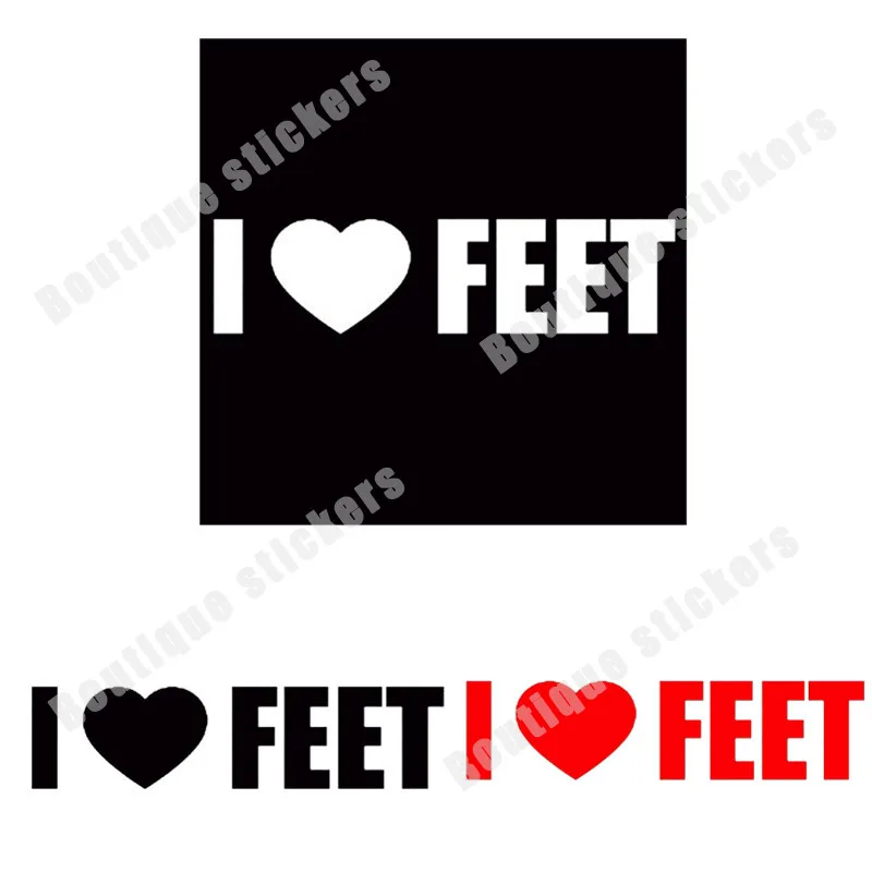 I Like Foot Sole Car Window Decal Vinyl Bumper Sticker Funny Foot ...