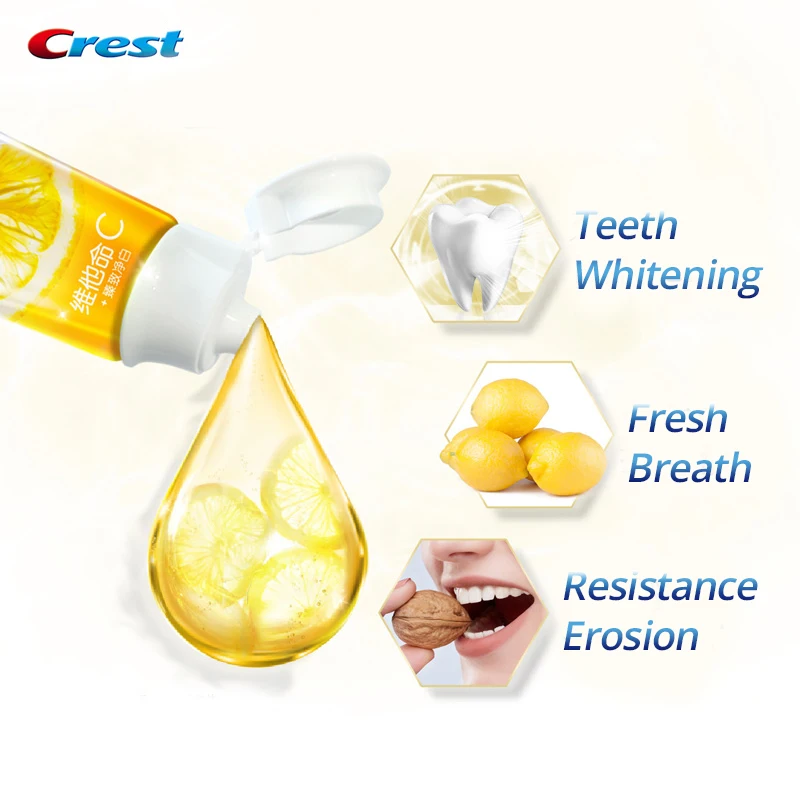 Crest 3D White Toothpaste Sensitivity Care Vitamin Formula Deep Clean ...
