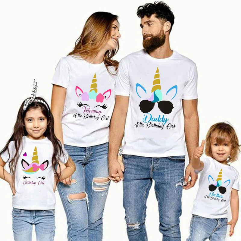 Ropa a juego para Familia, padre, madre, hija, hijo, camiseta de ...