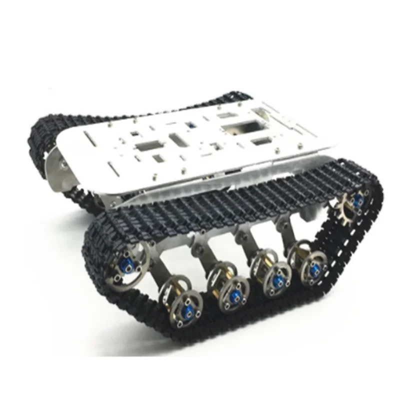 Absorção de Choque Rastreado Robô Tanque Chassis, Carro Caterpillar ...