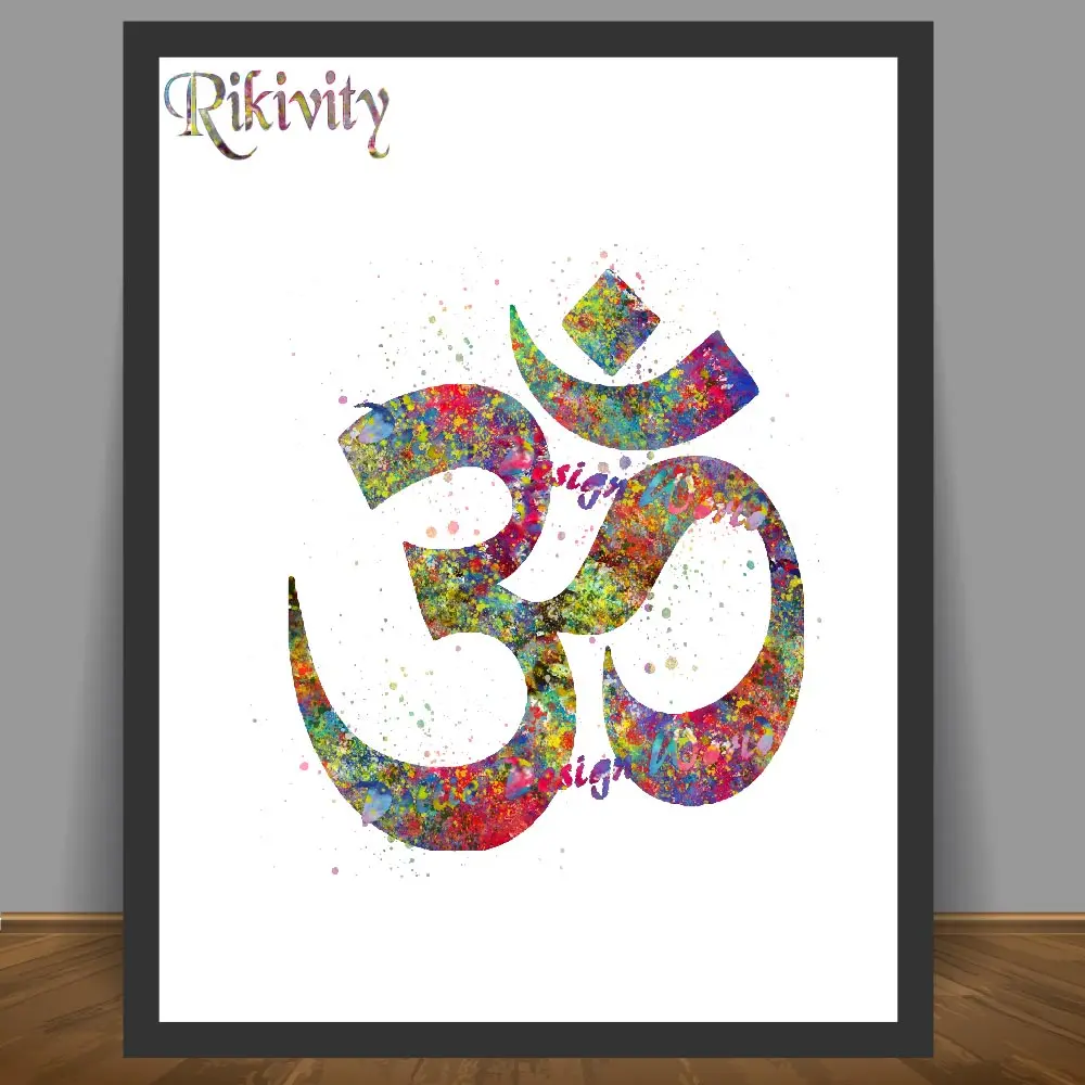 Om Symbol Painting