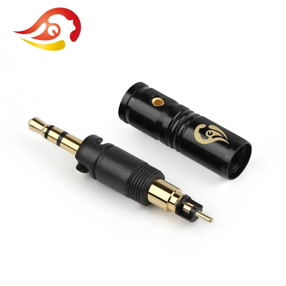 QYFANG 2.5Mm 3 Pole Stereo Audio Jack Earphone Plug Metal Adapter Wire ...