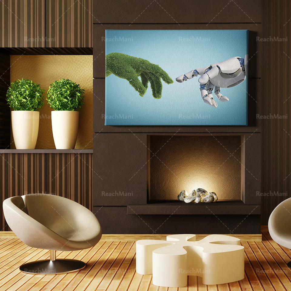 Nature Vs Technology Art