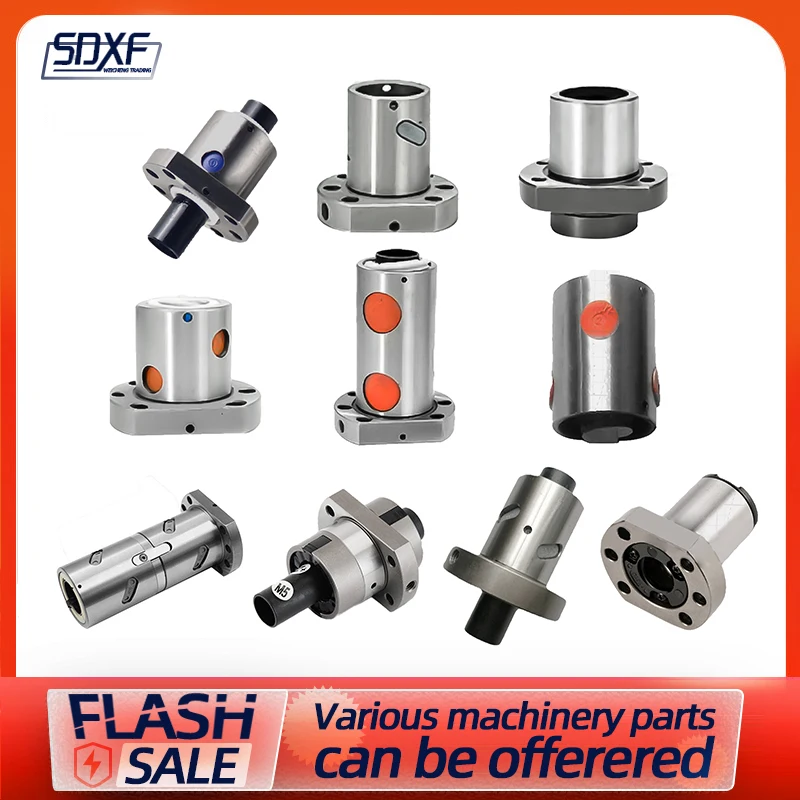 CNC 1 Parts Round Hole Nut and SFY Nut Bearing SFU SFE SFS SFY SFI Left ...