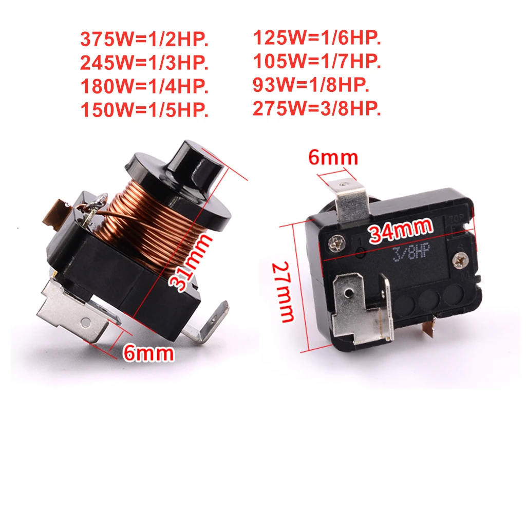 3-Pins-Heavy-Duty-Type-Refrigerator-Freezer-Compressor-PTC-Start-Relay ...