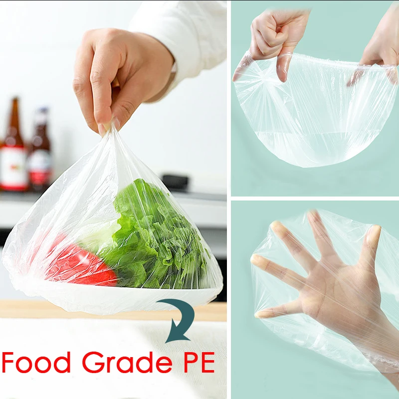 Pe Food Fresh Cover Reusable Fruit Container Shut Bag Telescopic Fresh ...