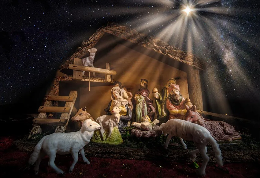Christmas Nativity Desktop Background