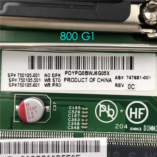 750105-001 ل HP EliteOne 800 اللوحة الأم لسطح المكتب G1 750105-501 ...
