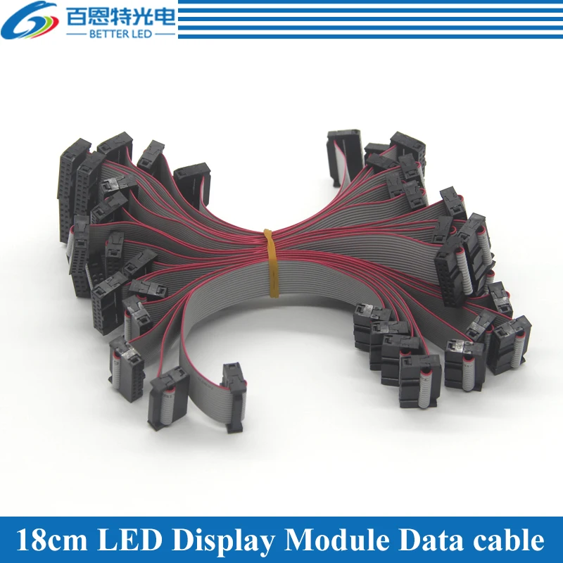 20pcs/lot Tinned Copper LED display 16Pin Ribbon cable connect hub flat ...