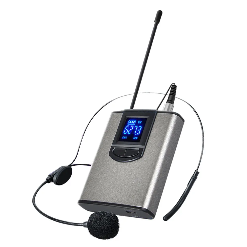Uhf Wireless Headset Lavalier Microphone System