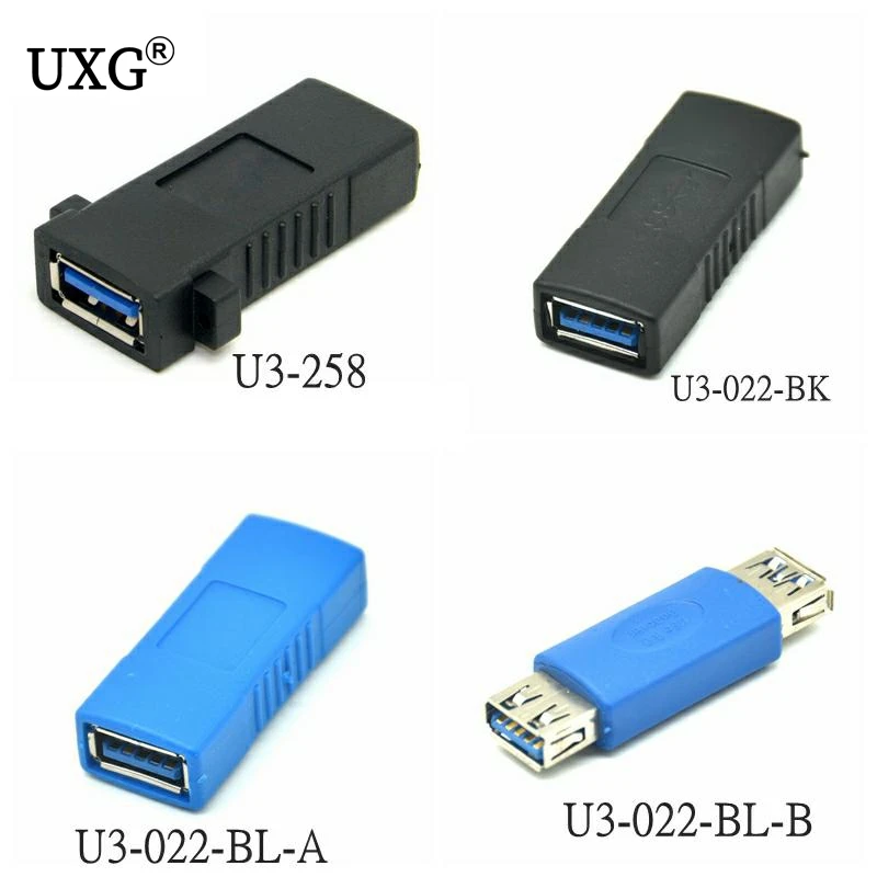 Usb 3.0 Type A Female To Female Adapter Coupler Gender Changer ...