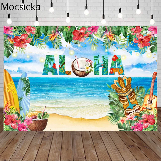 Hawaiian Party Backdrop