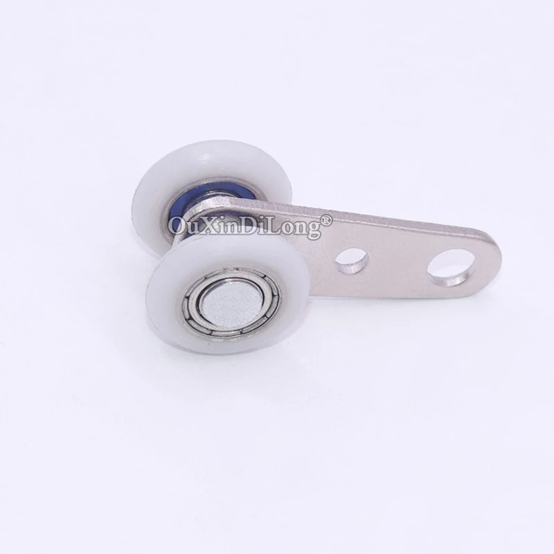 Hot 20pcs Metal Heavy Window Curtain Hanging Wheels Pulleys Bearing ...