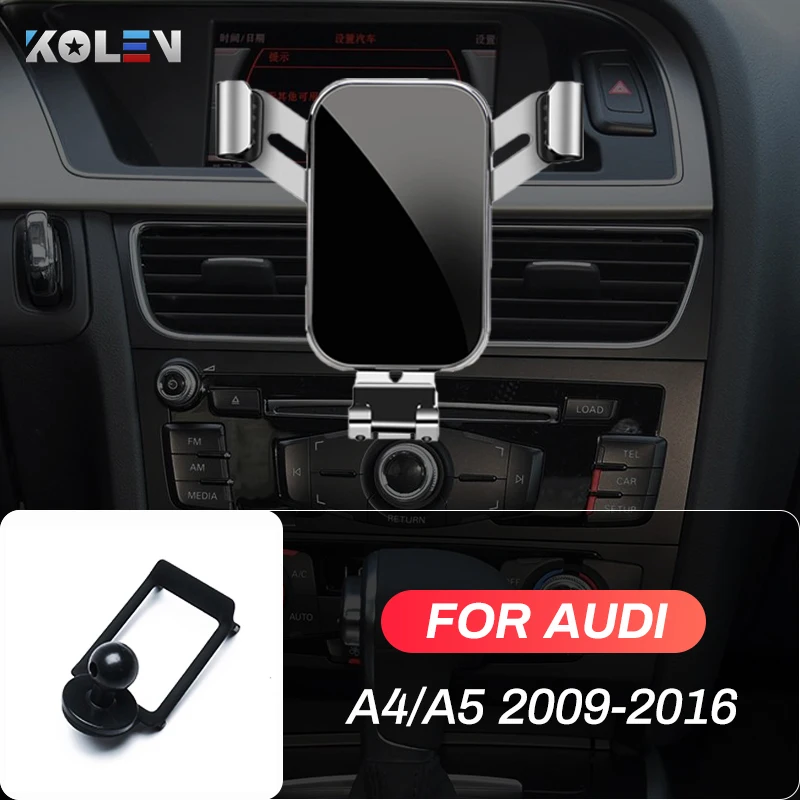 Car Mobile Phone Holder For Audi A4 A5 2009 2010 2014 2015 2016 Gravity ...