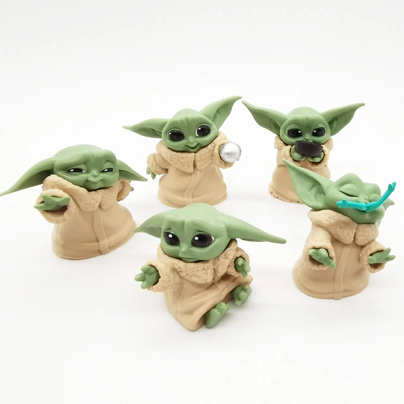 Figurines Sculpture Cute Grogo Baby Yoda Star Wars Mandalorian Figure ...