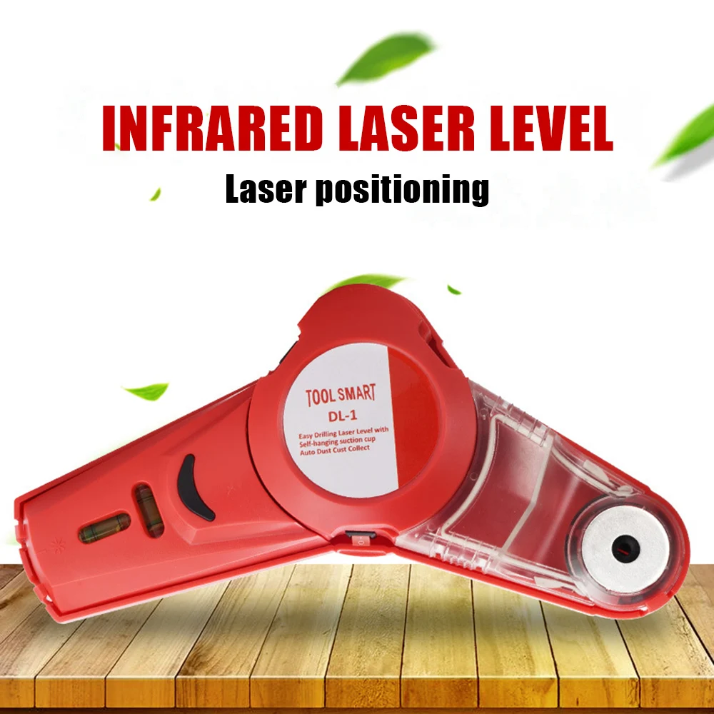 Laser Levels Tools Drill Guide Collector 2 In 1 Multifunctional Mini ...